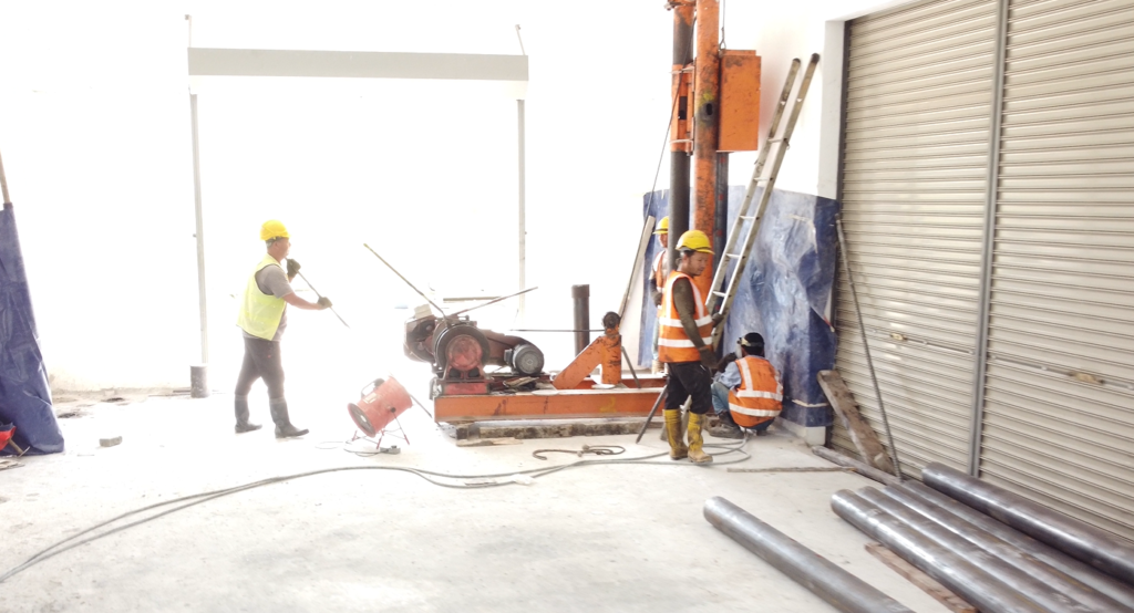 Foundation work – North Soil